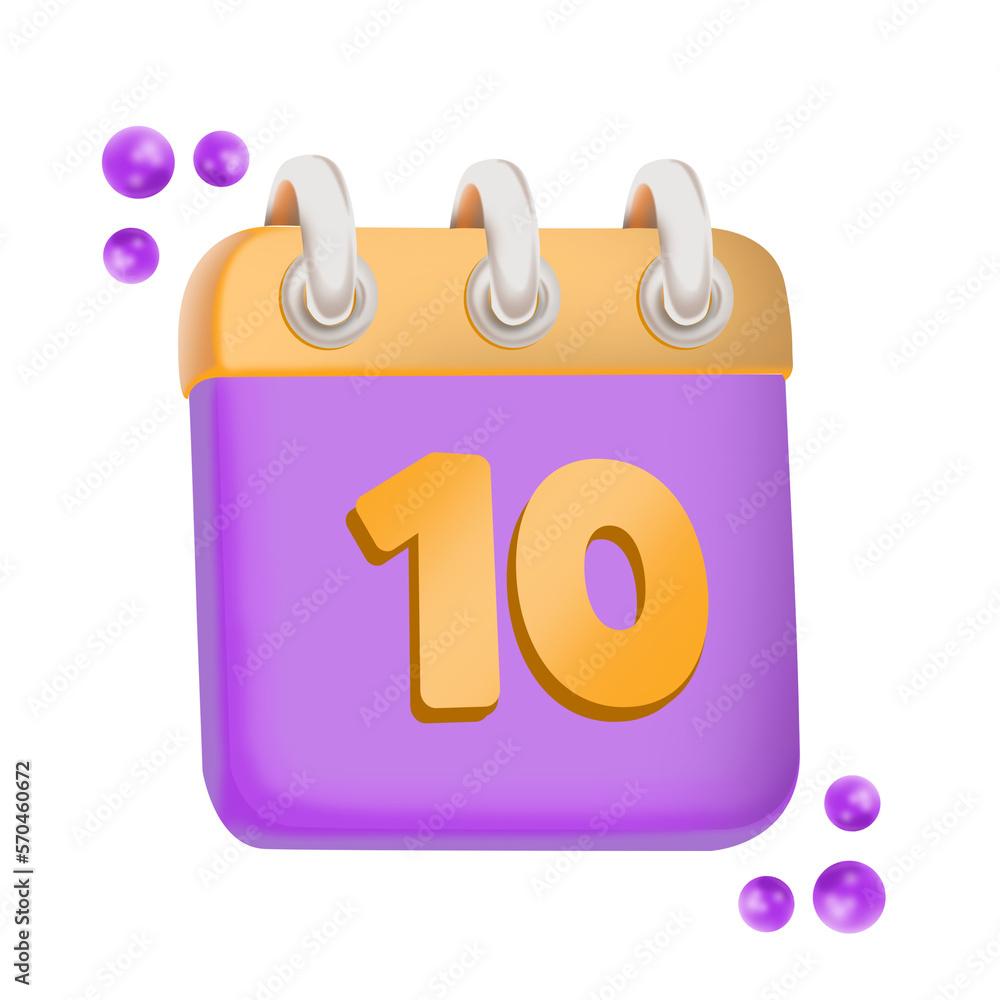 CALENDÁRIO 3D, CALENDÁRIO COM DIA, DIAS DO MÊS, PNG, 3D, CALENDÁRIO PNG ...