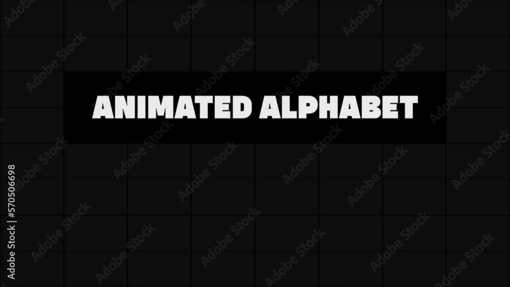 Animated Alphabet is a collection of modern animated letters, numbers ...