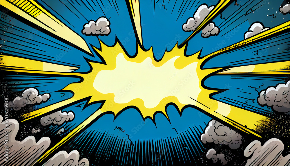 Ukraine Flag illustration Comic book Style, Ukrainian and EU artwork ...