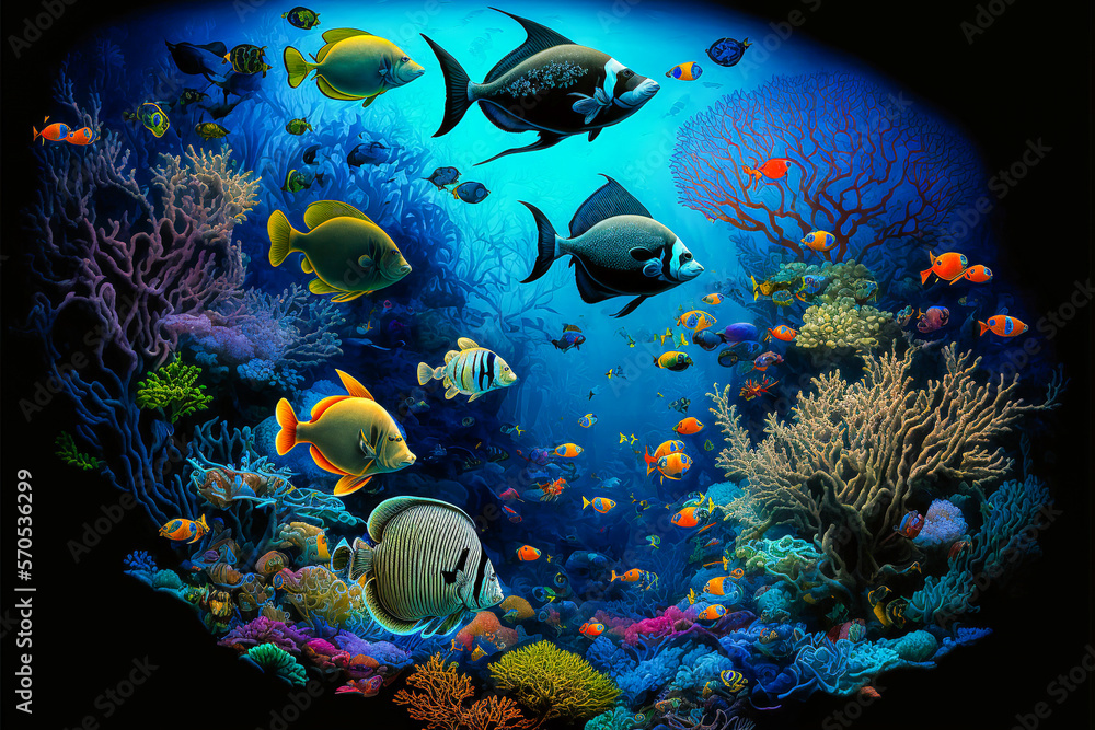 Admire this heavenly view of a clear turquoise ocean, filled with ...