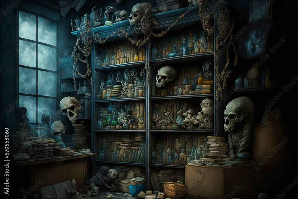 A forgotten cabinet of curiosities, housing a macabre range of ghoulish ...