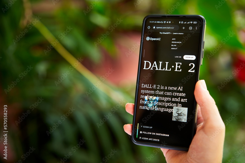 Zdjęcie Stock: February 5, 2023, Mirissa, Sri Lanka. Using OpenAI DALL ... Zdjęcie Stock: February 5, 2023, Mirissa, Sri Lanka. Using OpenAI DALL ...