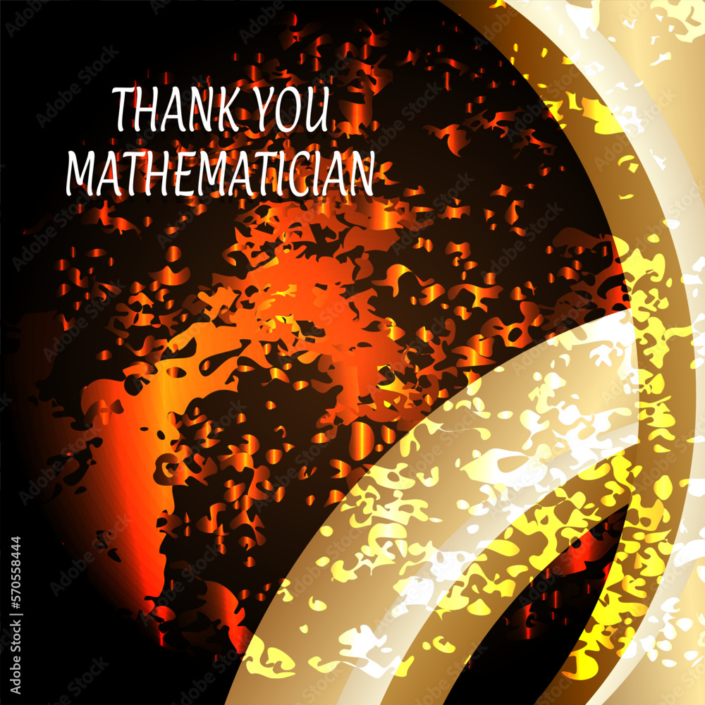 thank you Mathematician. Geometric design suitable for greeting card ...