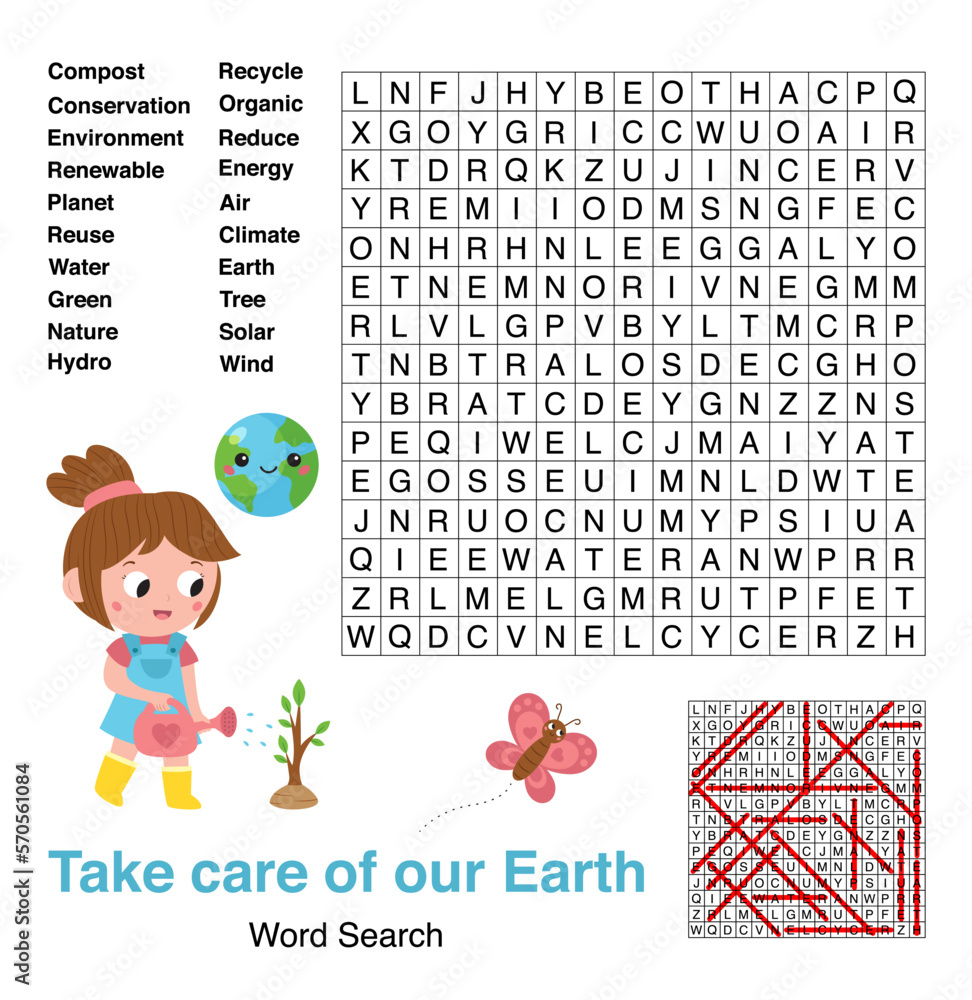 Planet Earth Word Search