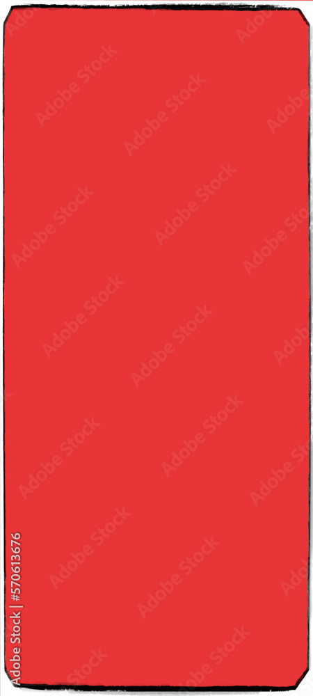 Red with whte frame border vertical Square banner template. Color ...