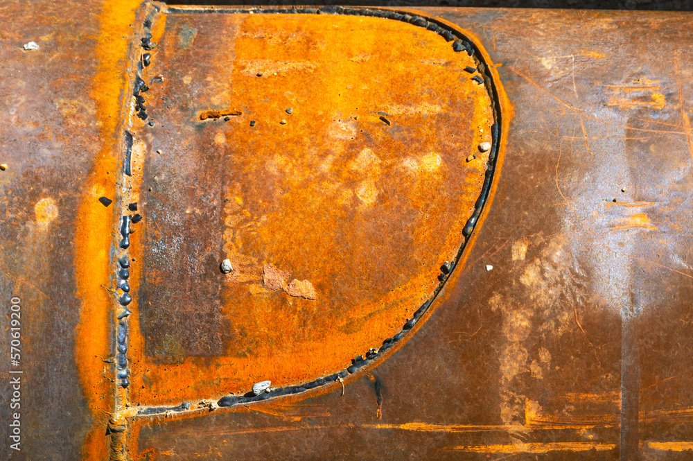 Repair of water supply networks by welding. Replacement of the old ...