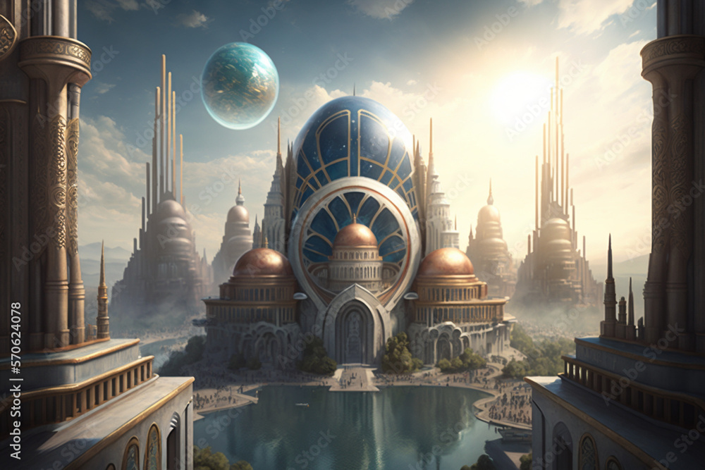 A heavenly place is the residence of God, often described as a place of ...