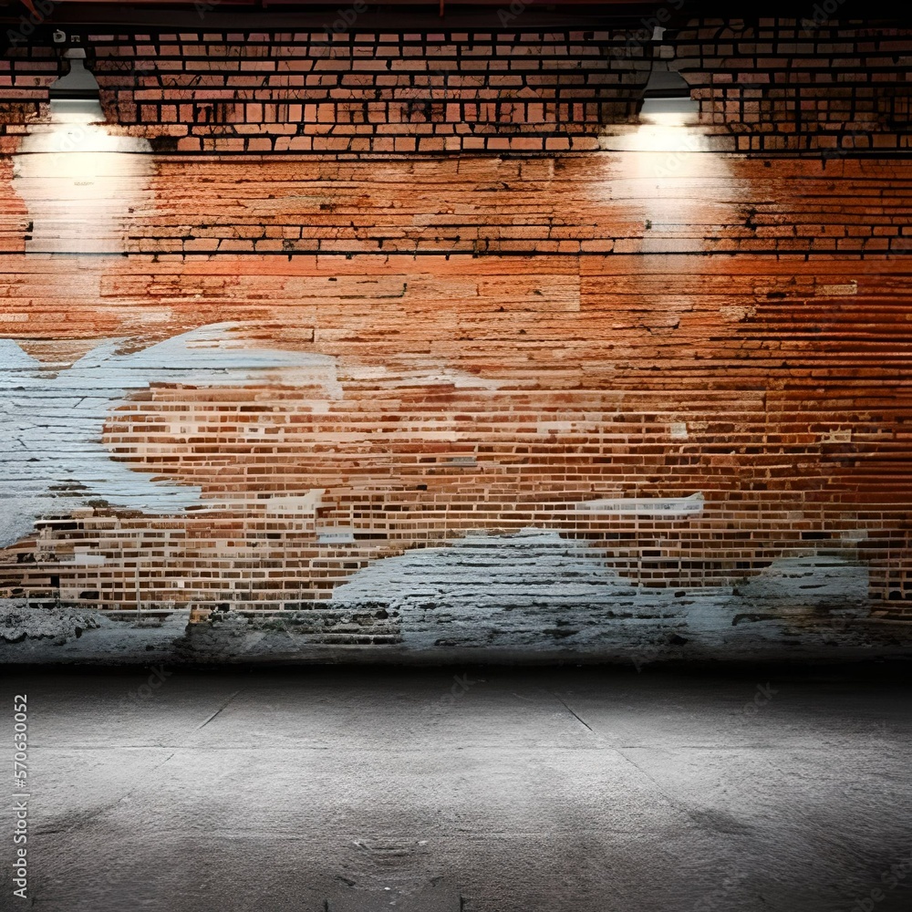 Brick Wall Backdrop Stock Illustration | Adobe Stock