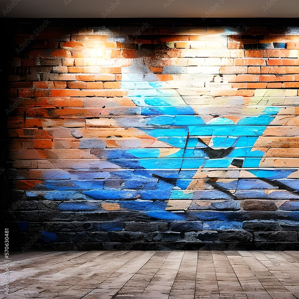 Brick Wall Backdrop Stock Illustration | Adobe Stock