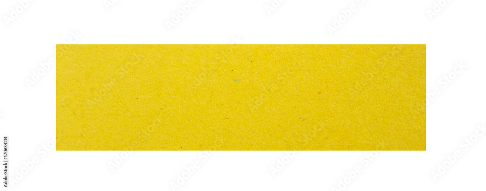 Yellow paper piece on transparent background. Png paper. Stock Photo ...