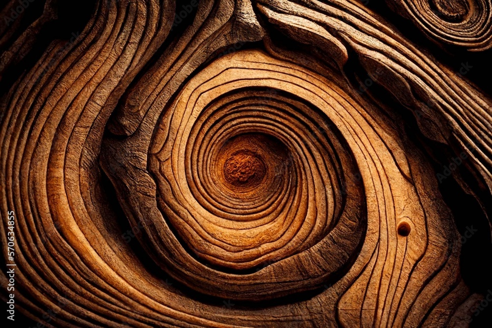Wood larch texture of cut tree trunk, close-up. Wooden pattern Stock ...