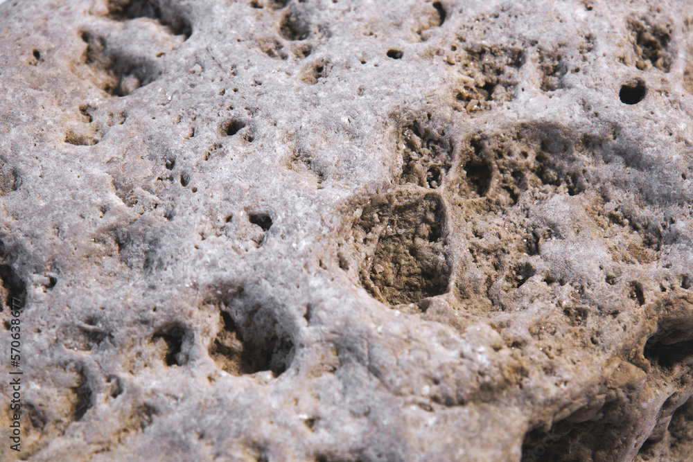 The background formed by the surface of a natural stone with a lot of ...