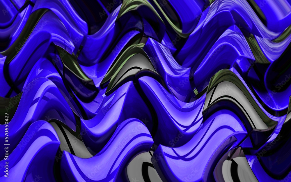 Abstract premium blue grey fluid free distorted dynamic flowing ripple ...