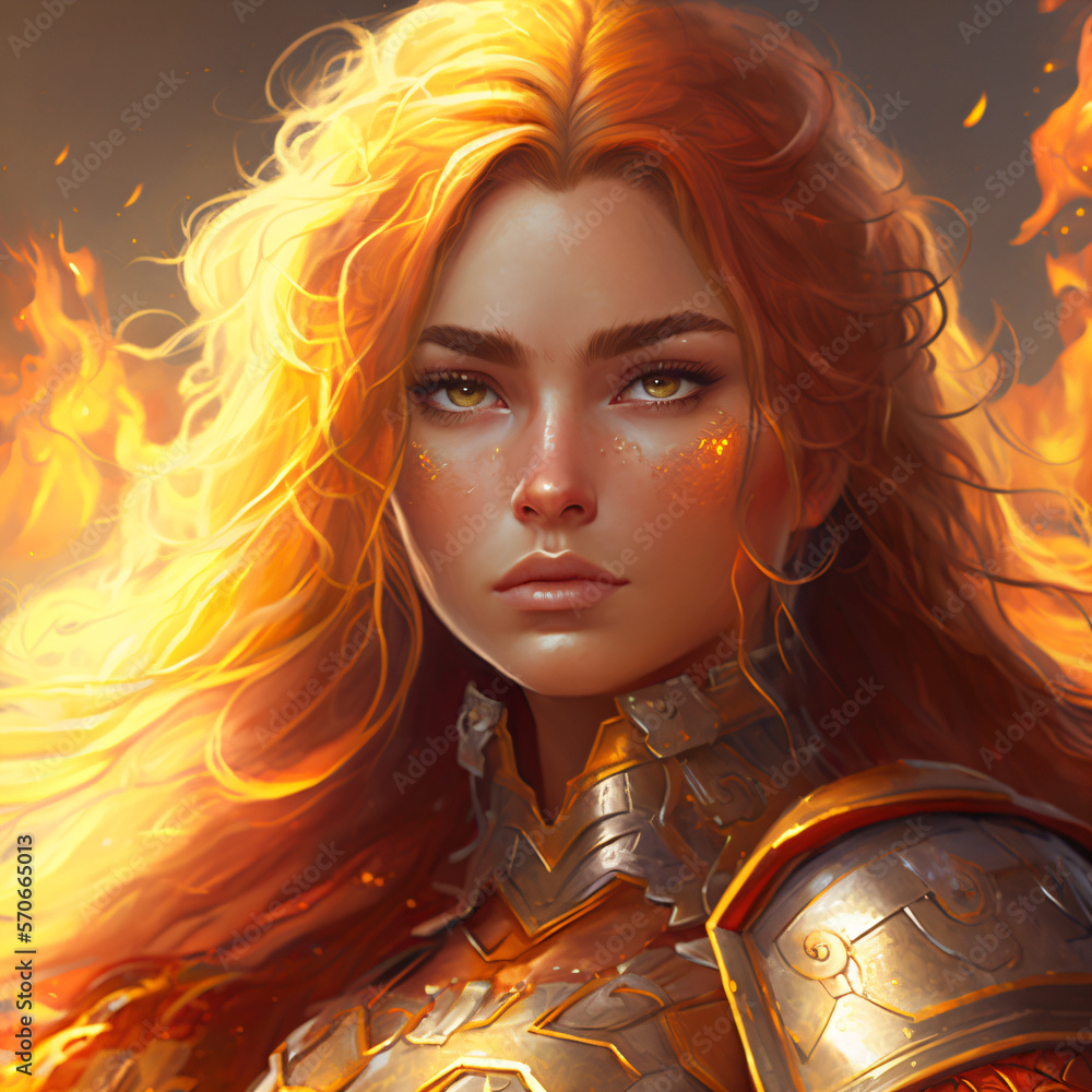 beautiful fantasy redhead woman character. Beautiful redhead woman ...