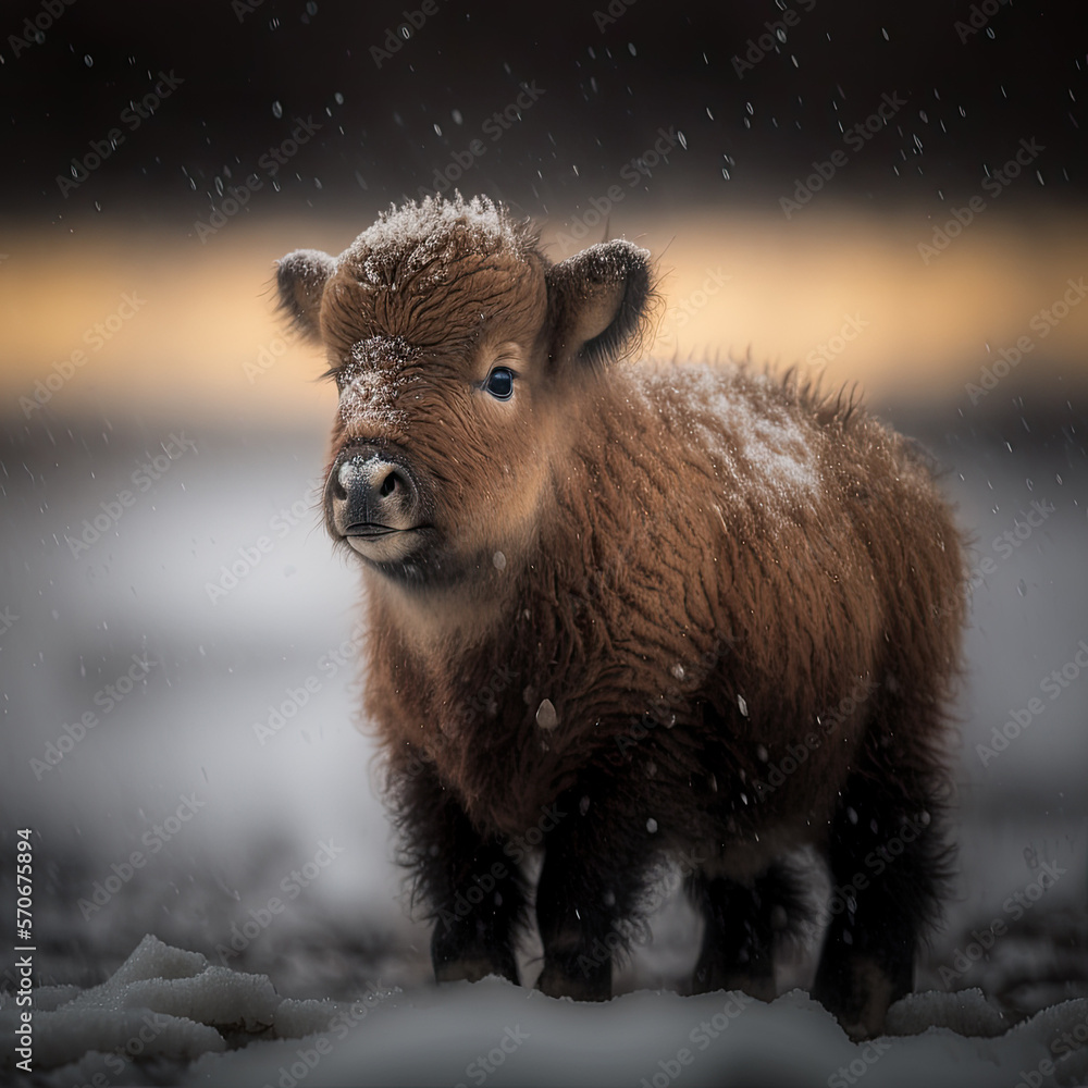 Baby Bison