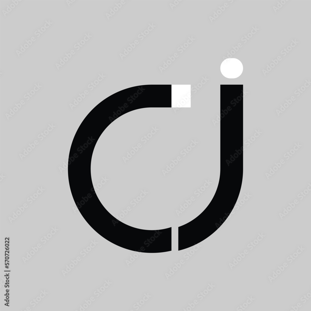 Initial Letter CJ Logo Design Outstanding Creative Modern Symbol Sign ...