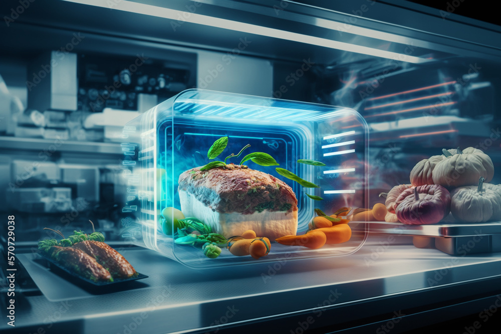 ภาพประกอบสต็อก The arrival of FoodTech, innovation and digitalisation ...