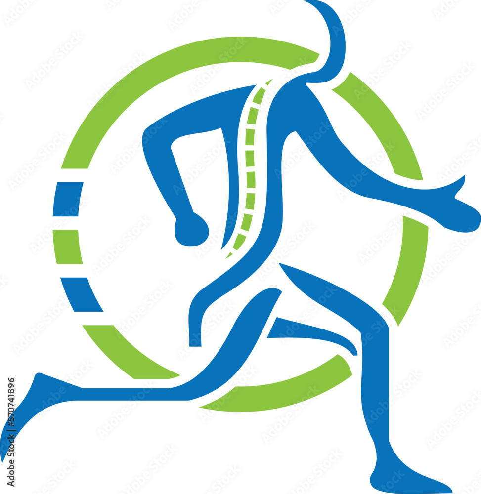 physical fitness logo Stock Vector | Adobe Stock