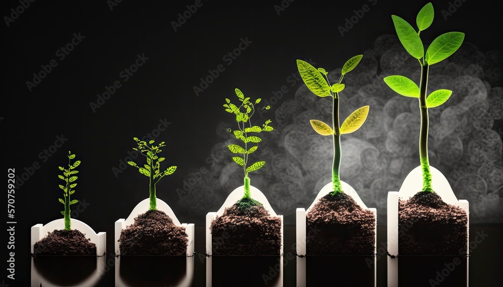 Planting the seeds of success, the journey of business growth, money ...