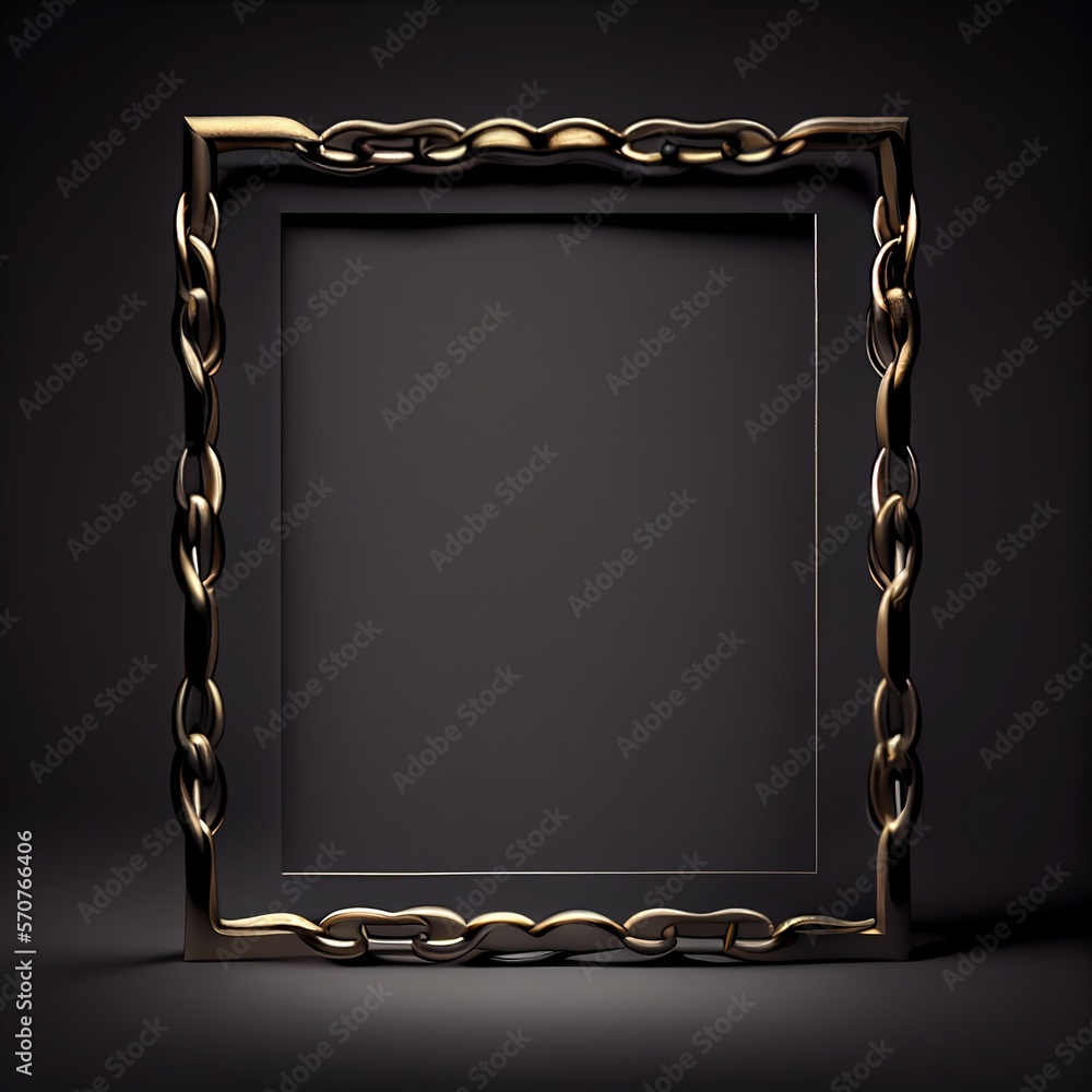 Chained to Style: An Industrial Loft Frame, Iron Bound Beauty, The ...