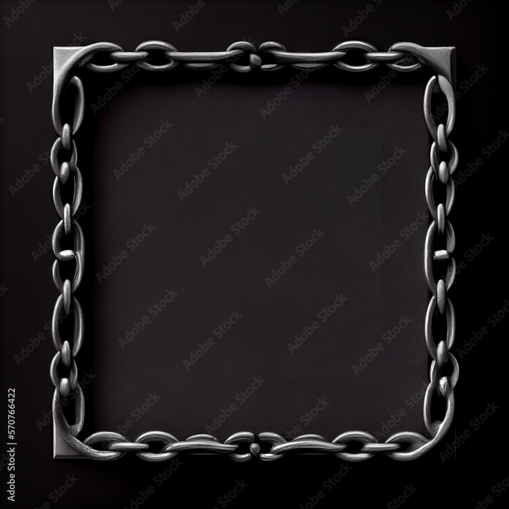 Chained to Style: An Industrial Loft Frame, Iron Bound Beauty, The ...