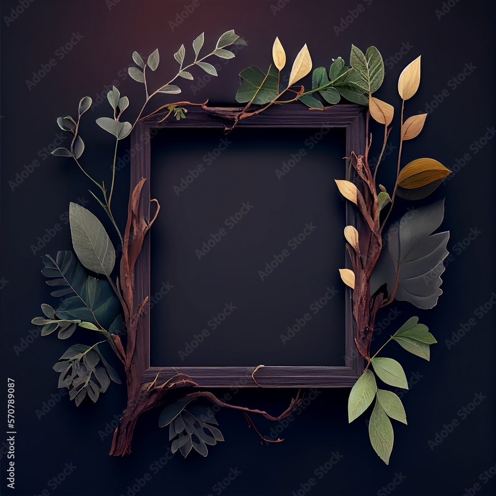 Woodland Wonder: A Tree Branch Frame, The Natural Touch: A Blank Frame ...