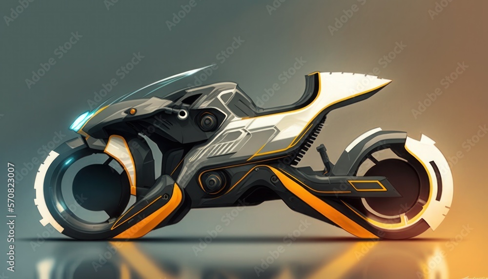 Futuristic Motorcycle Concept