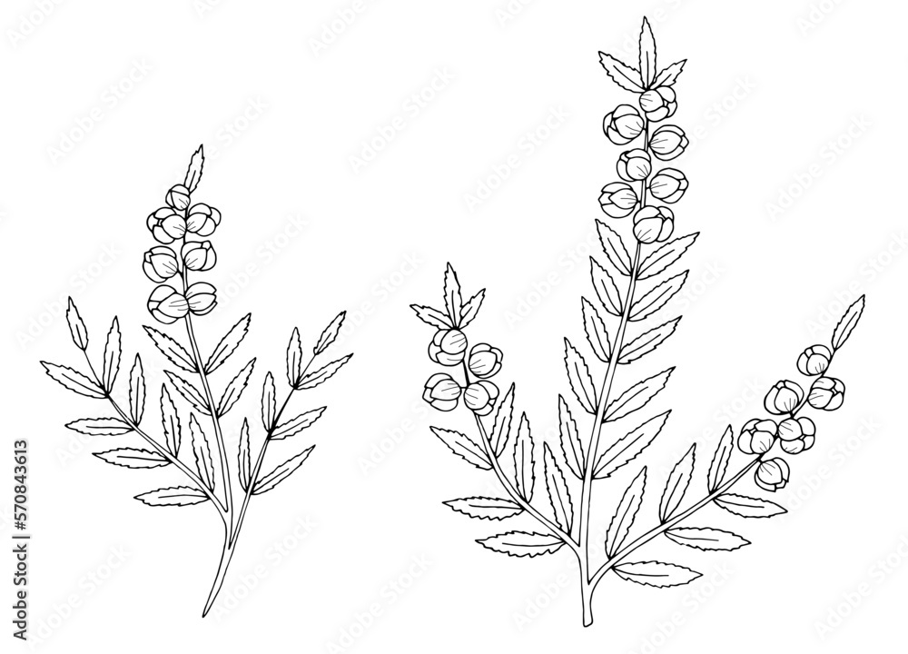 Heather Flower Tattoo