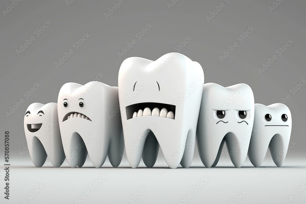 Crowded teeth, overlapping, malalignment teeth. Oral health care ...