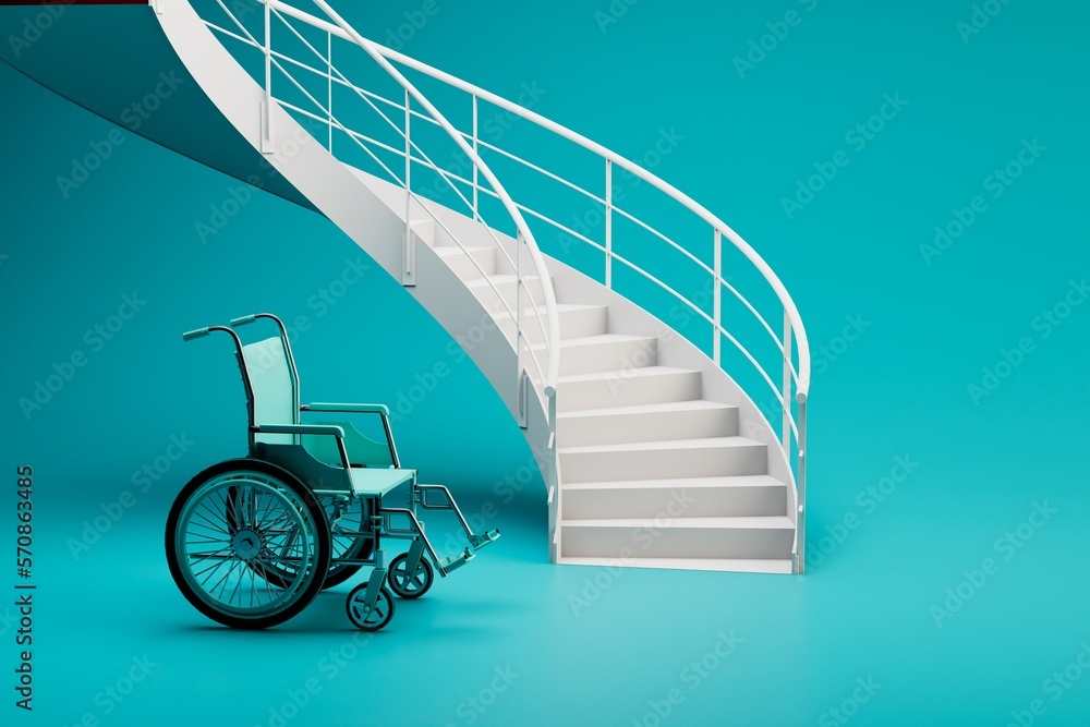 limited opportunities for persons with disabilities. wheelchair under ...