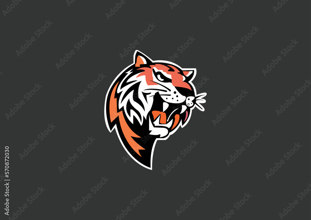 Tiger logo, Tiger logo design for company and business Stock Vector ...