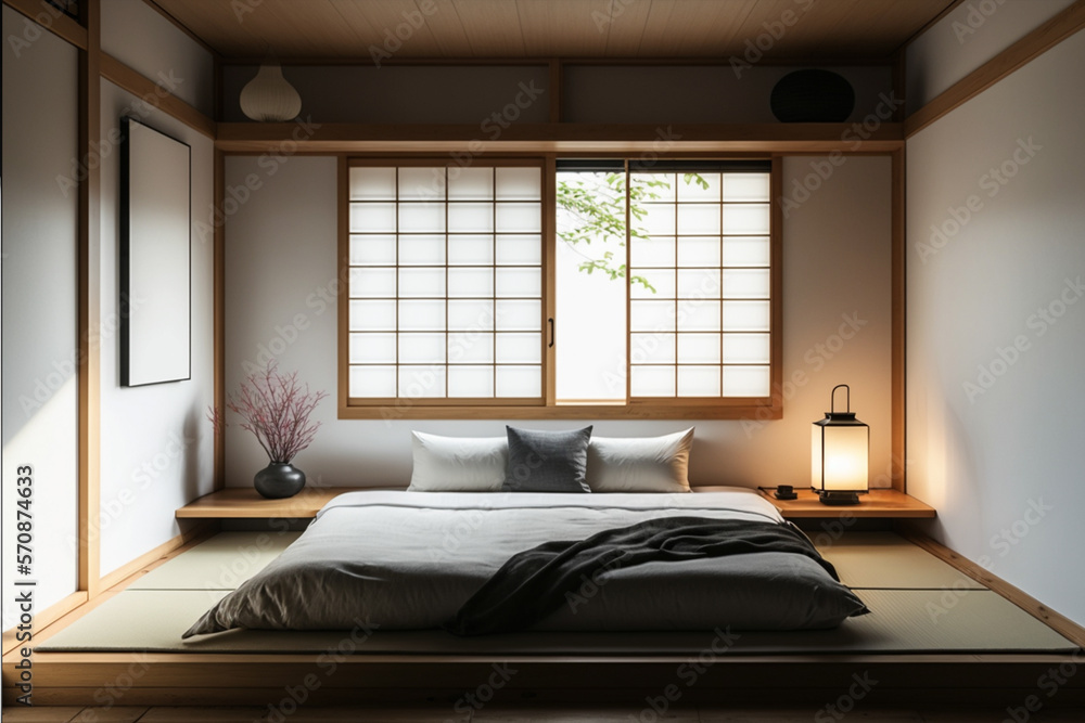 create a simple, clutter free space Japanese style bedrooms are known ...