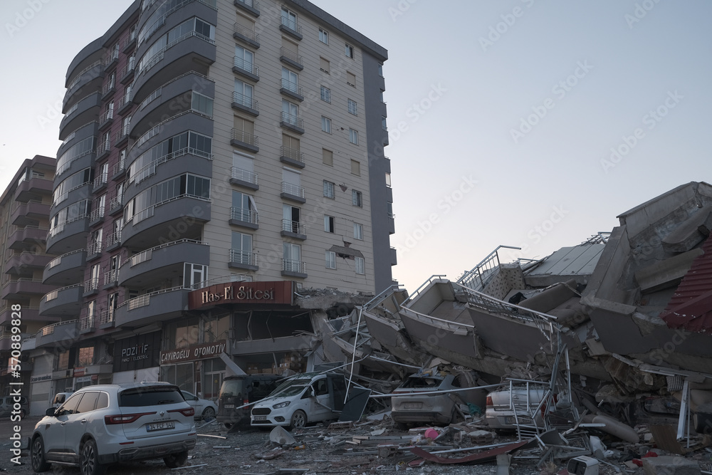 KAHRAMANMARAS, TURKEY- Kahramanmaraş-centered earthquakes that occurred ...