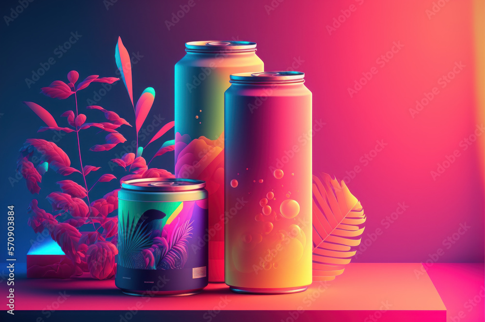 Fondo estilo vaporwave refrescos gaseosa, aesthetic, creado con IA ...