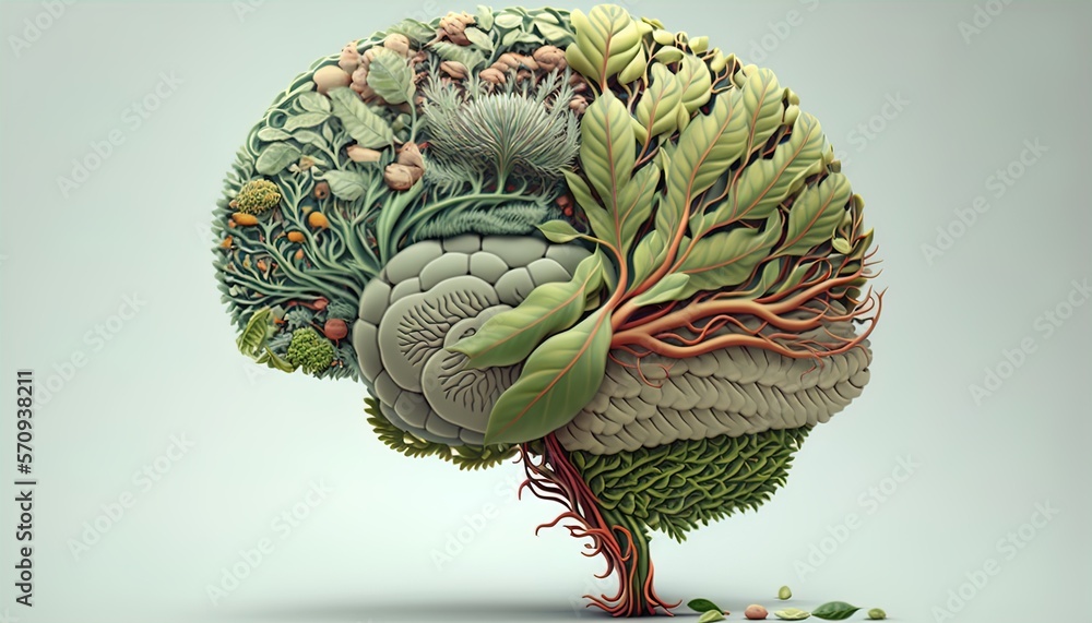 natural brain, ecological mindset, smart clima friendly created with ...