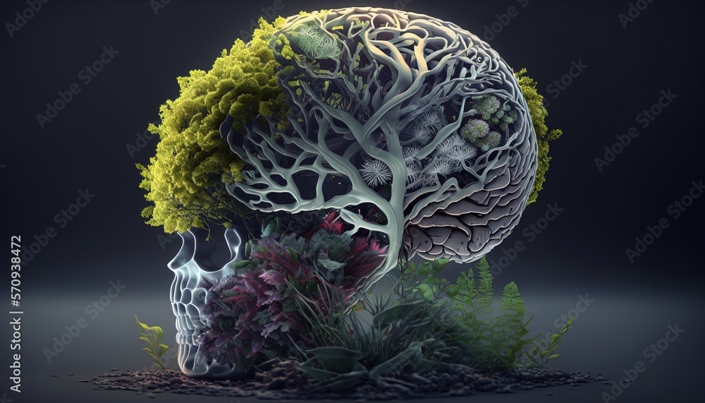 natural brain, ecological mindset, smart clima friendly created with ...