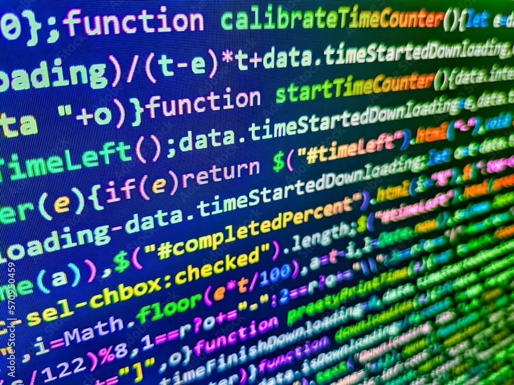 Script Procedure Creating Abstract Green Screen Coding Hacker Concept Computer Script Code