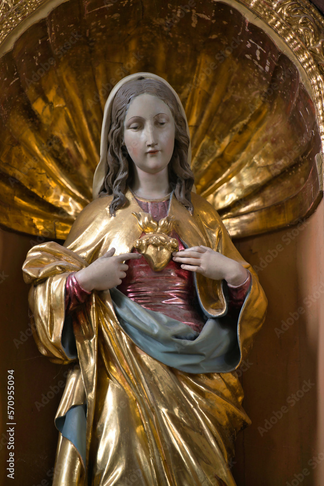 virgin mary statue basilica monument colours devotion goddess symbol ...