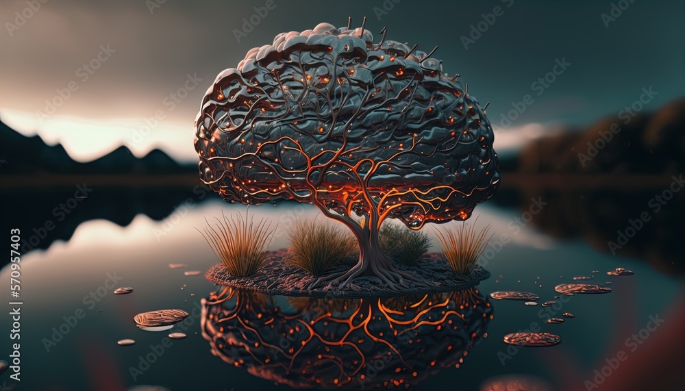 natural brain, ecological mindset, smart clima friendly created with ...