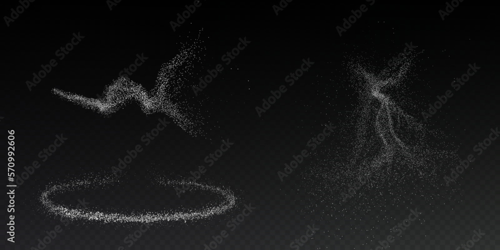 Design element for kitchen, bakery, advertising, video. Powder sugar ...