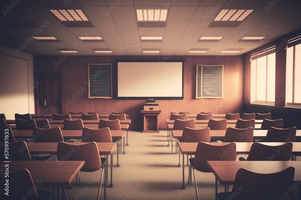 Lecture Classroom School University Conference Room Photo Wallpaper ...