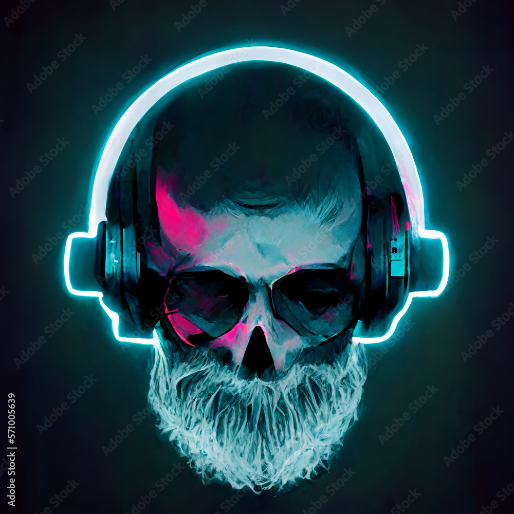 The Skull of Tomorrow: A Futuristic Vision of a Timeless Symbol Stock ...