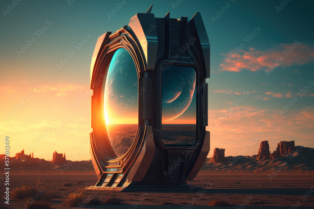 Portal dimensional espacio, ciencia ficción, fondo de pantalla ...