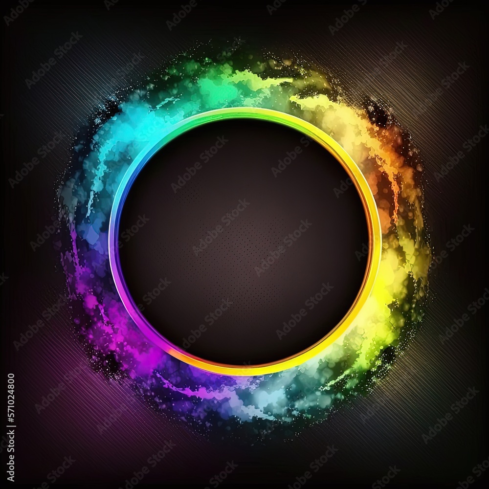 Circular Logo Frame Design. Background for circle logos. Detailed circle texture on plain ...