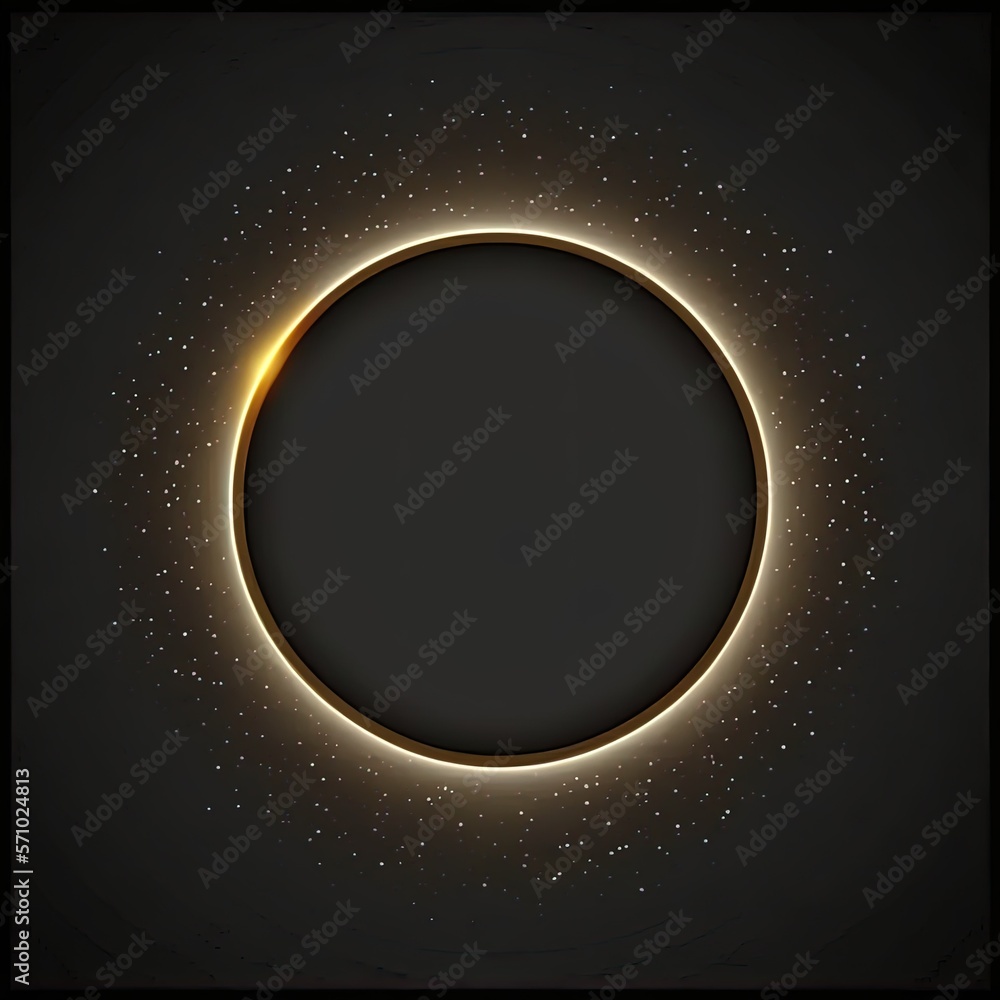 Circular Logo Frame Design. Background for circle logos. Detailed ...