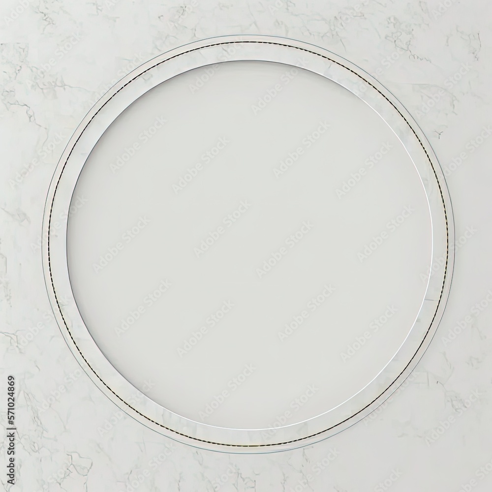 Circular Logo Frame Design. Background for circle logos. Detailed ...