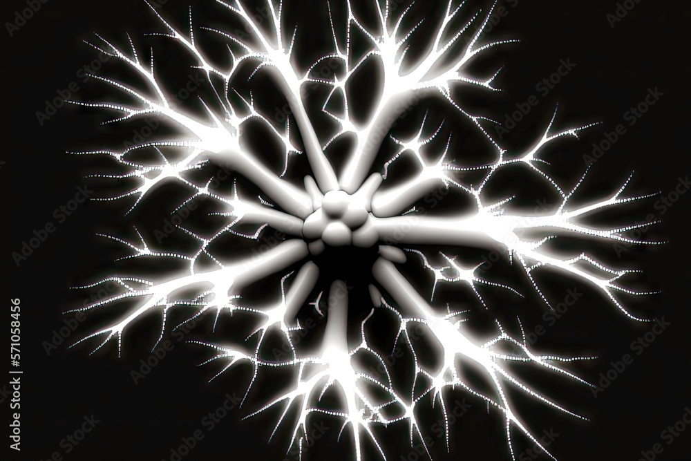 spiking neuron graphic model for neural networks, generative ai Stock ...