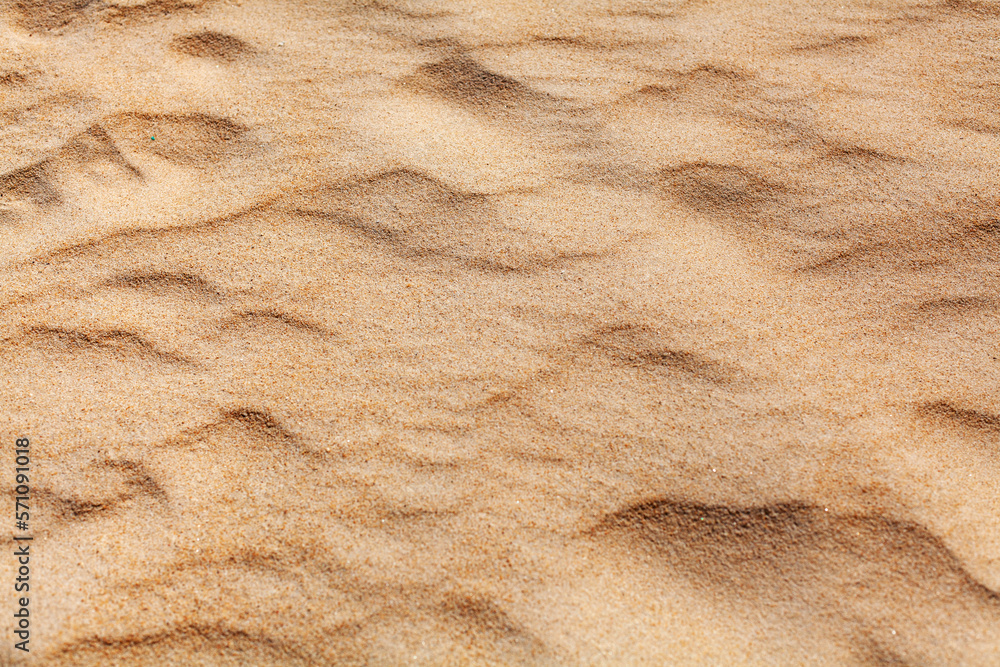 Wavy yellow sand texture closeup background, sandy waves pattern ...