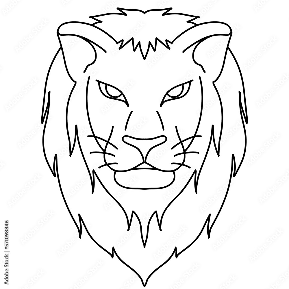 Black stripes, animal-shaped stripes, lion's head stripes, patterns ...