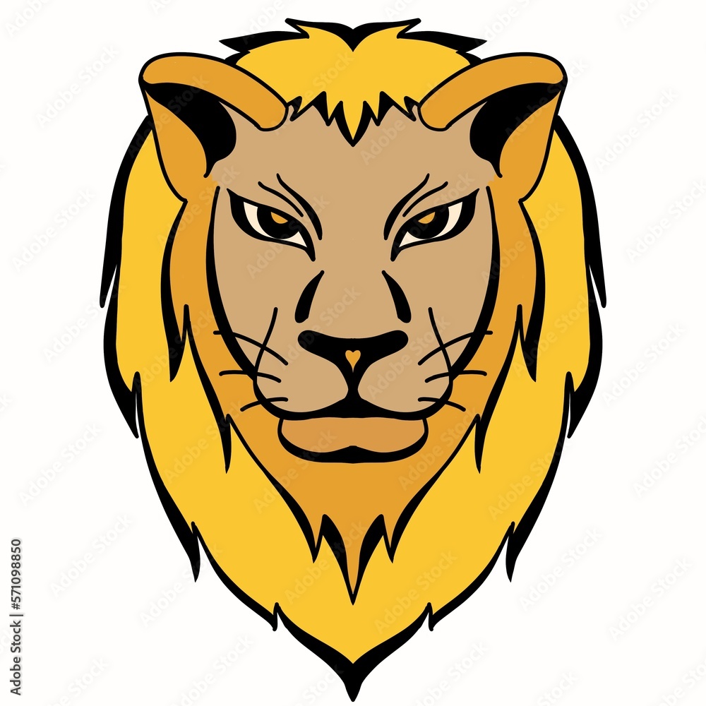 Black stripes, animal-shaped stripes, lion's head stripes, patterns ...